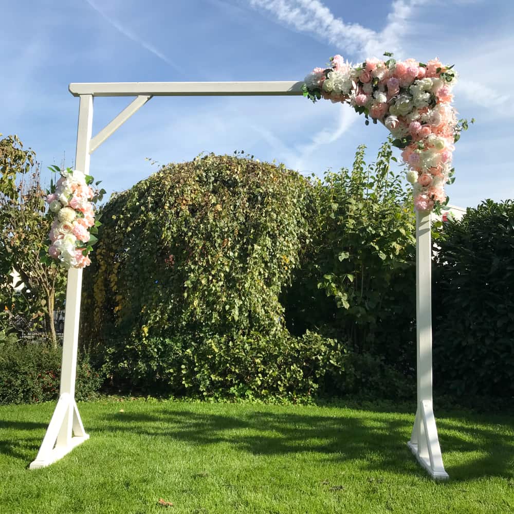 Hochzeits & Trau-Bogen aus Birke mieten für freie Trauung